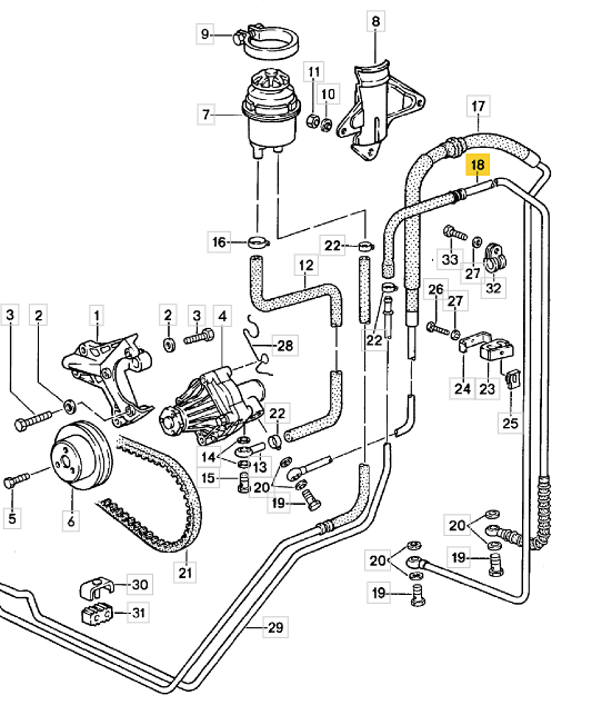 928 347 449 11 - PS Rack to Cooler Line - 87 to 90| 928sRus, Inc.