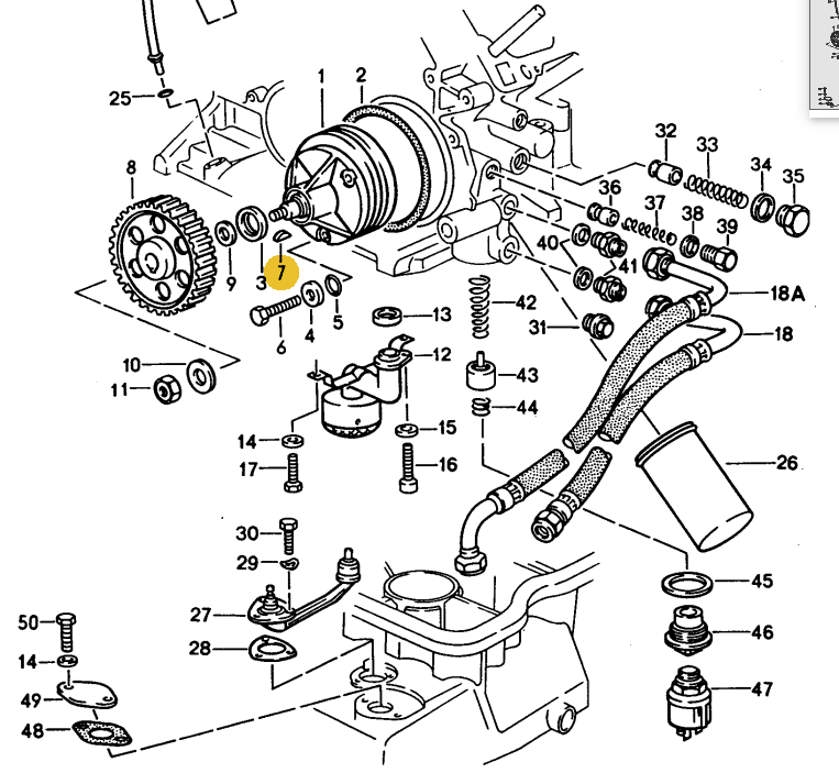 N 012 713 1 - Woodruff Key Oil Pump Gear - 5 x 6.5 - 78 to 95| 928sRus ...